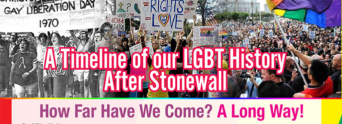 A Timeline of our LGBT History After Stonewall | Hotspots! Magazine